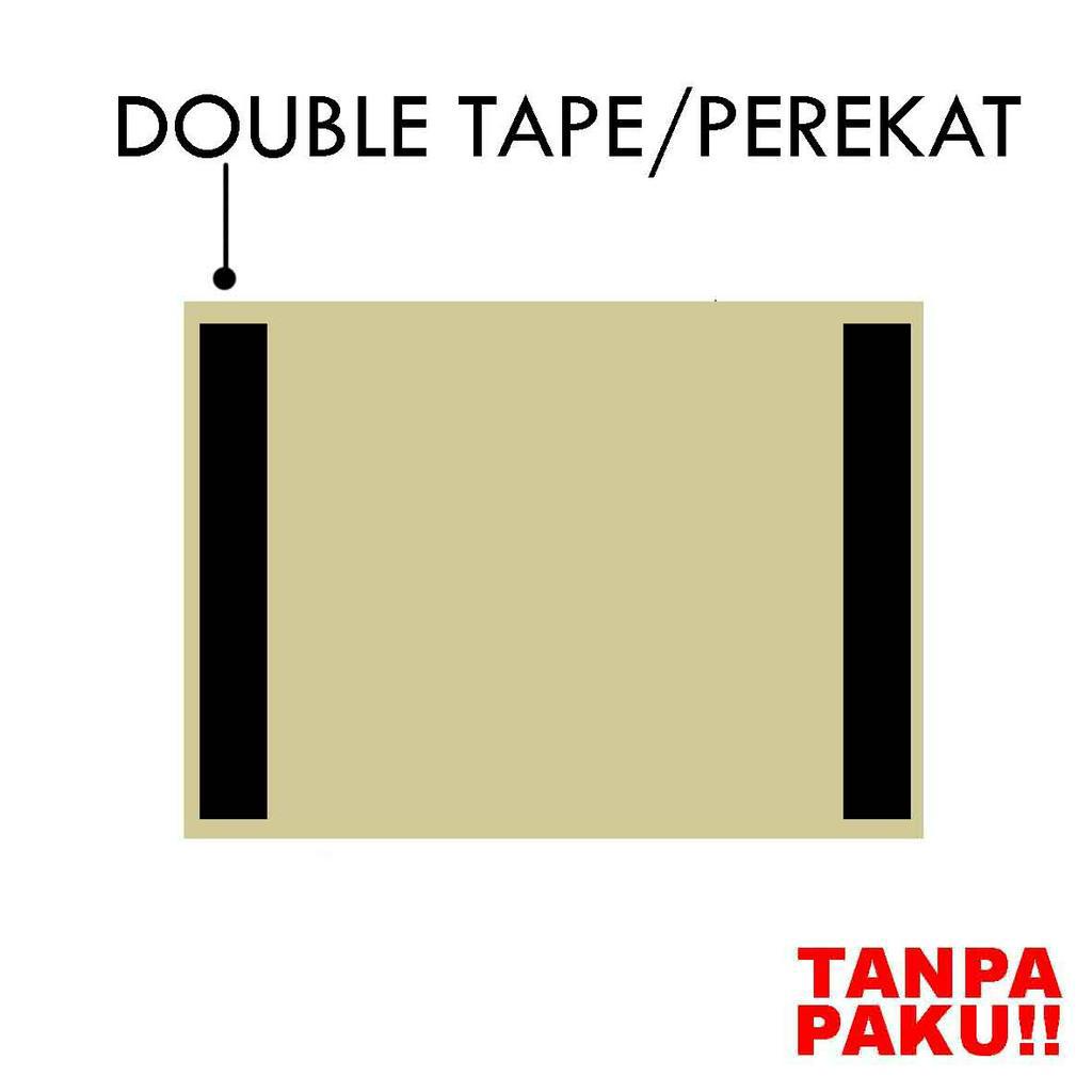 HIASAN DINDING Double Foam Tape/Wall Decoration Adhesive | Shopee Malaysia