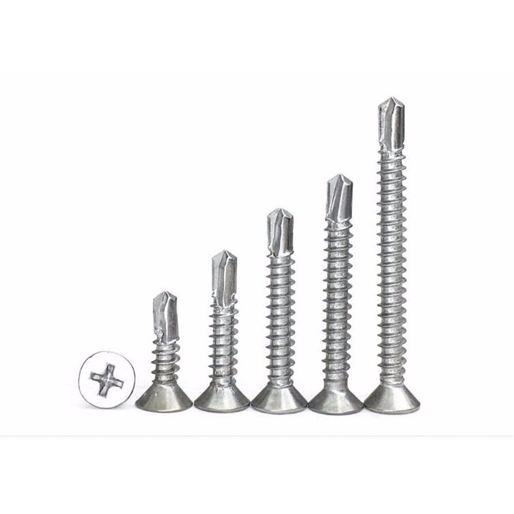 Self Drilling Screw CSK Head 1Bag x 30Pcs | Shopee Malaysia
