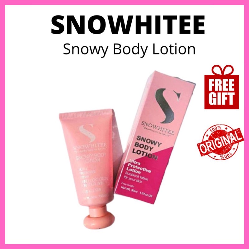 SNOWHITEE SNOWY BODY LOTION SNOWWHITE ORI HQ SNOWY TREATMENT LOSYEN ...