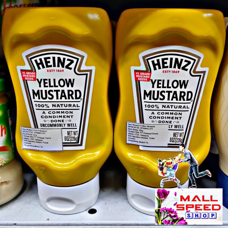 Heinz Yellow Mustard - mustar imported from usa (226gr) | Shopee Malaysia