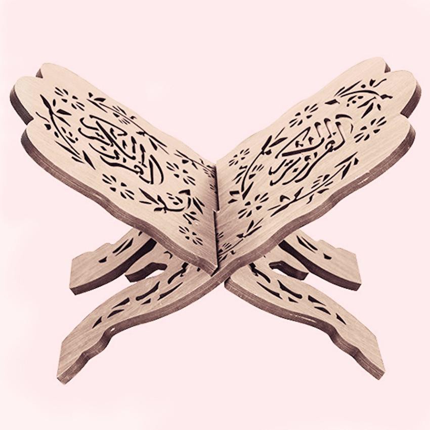 Wooden Al quran Wooden Book Rack Rehal Mengaji | Shopee Malaysia