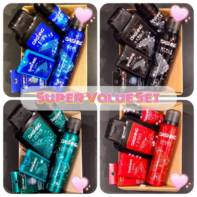 Dashing set value pack (4in1) (Suitable Birthday Gift / Graduation Gift ...