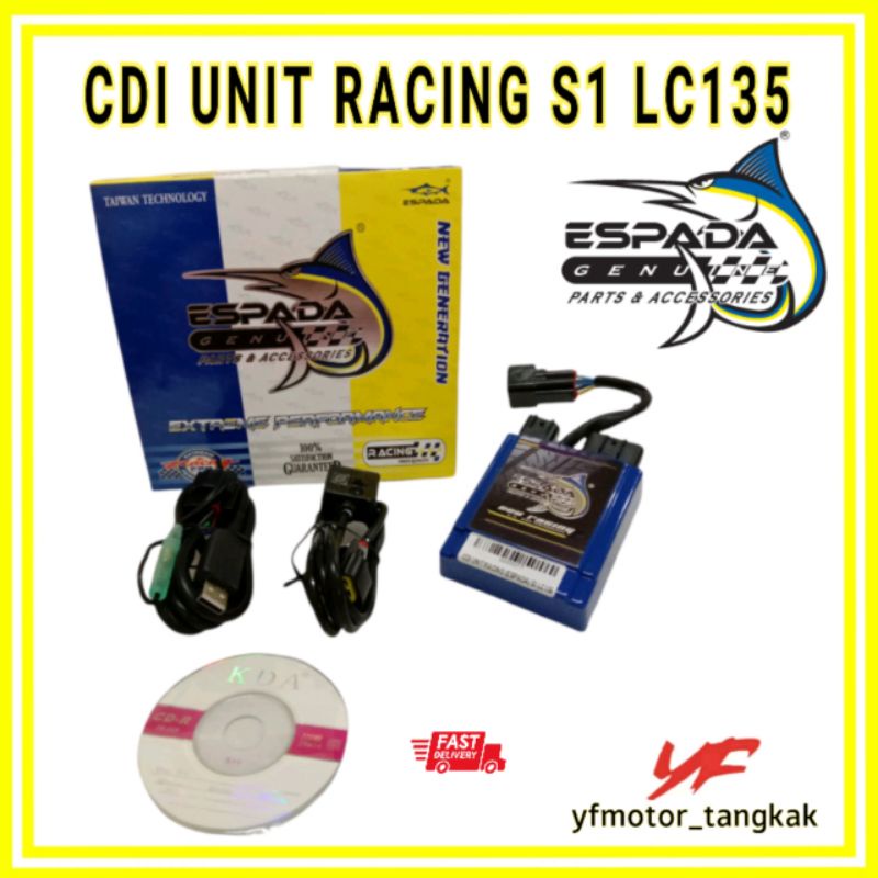 ESPADA LC135 S1 SERIES RACING CDI UNIT ECU RACING RS150 Y15ZR V2 100% ...