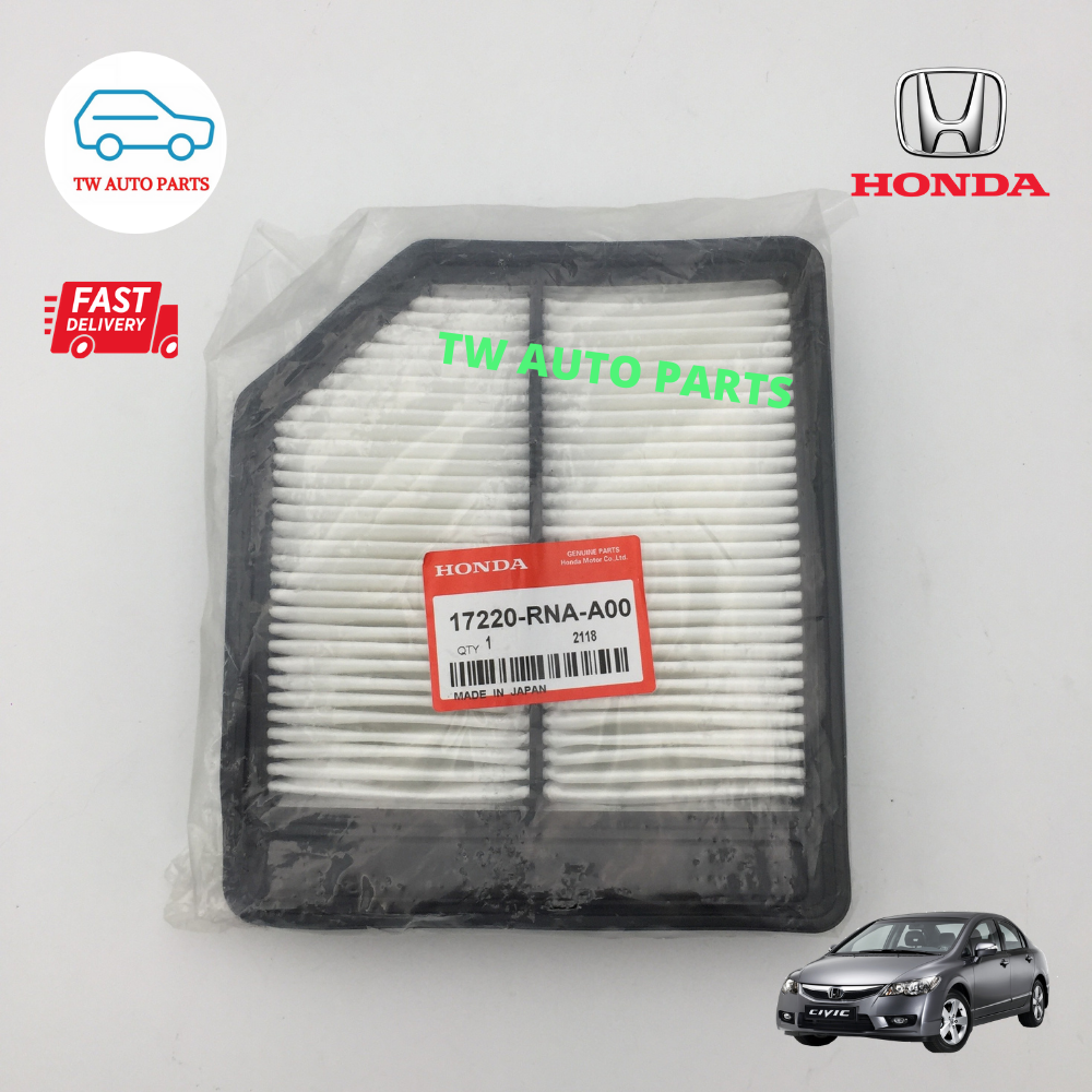 HONDA AIR FILTER ELEMENT 17220-RNA-A00 FOR HONDA CIVIC FD SNA (1.8cc ...