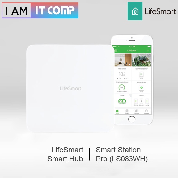 LifeSmart LS083WH Smart Station PRo with Complete AI Solution - Gateway ...