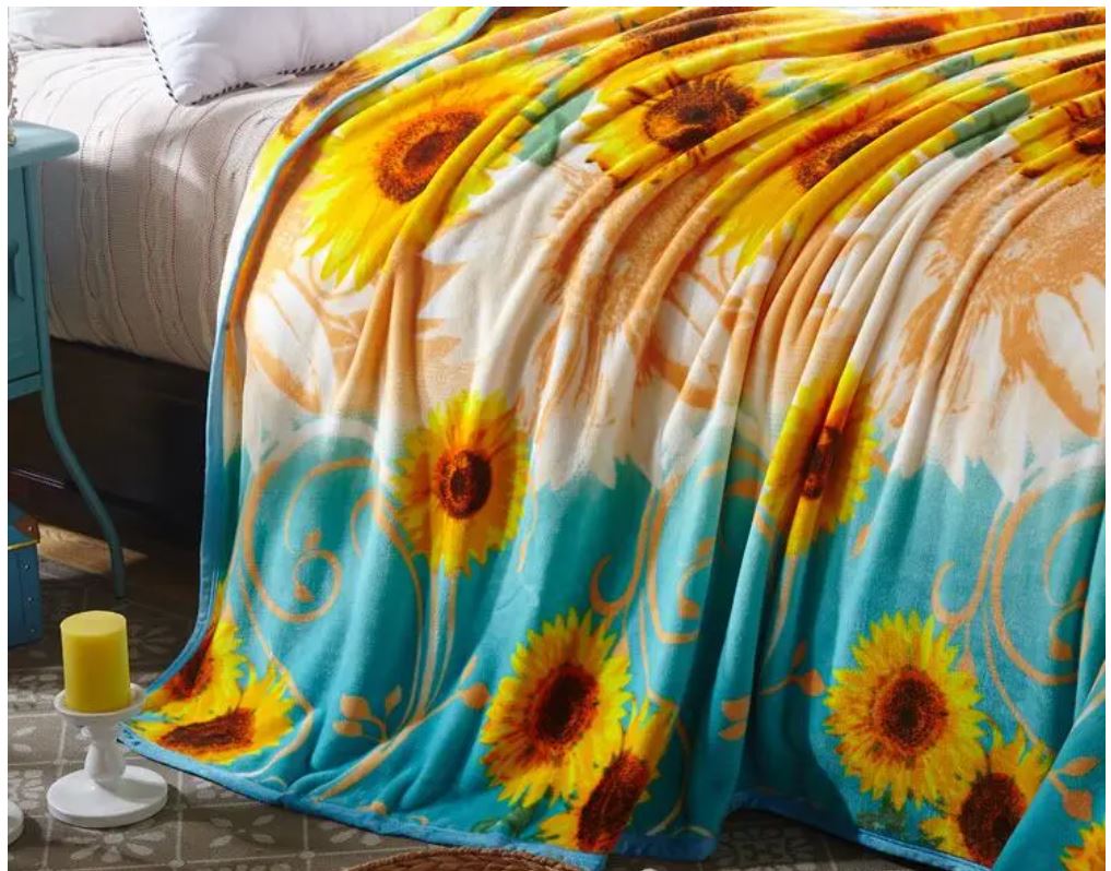 Selimut Blanket Baldu Flannel Fleece Blanket Soft Coral Plaid ( Queen ...