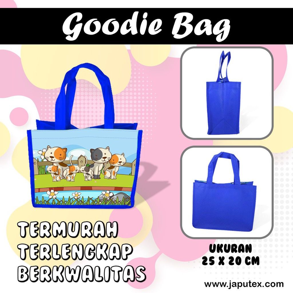 Animal Goodie Bag Birthday Souvenir Cartoon Custom Name Aqiqah Gift ...