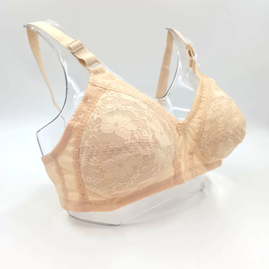 Plus Size Bra Women Wireless Bra Full Cup Baju Dalam Wanita Tiada Dawai ...