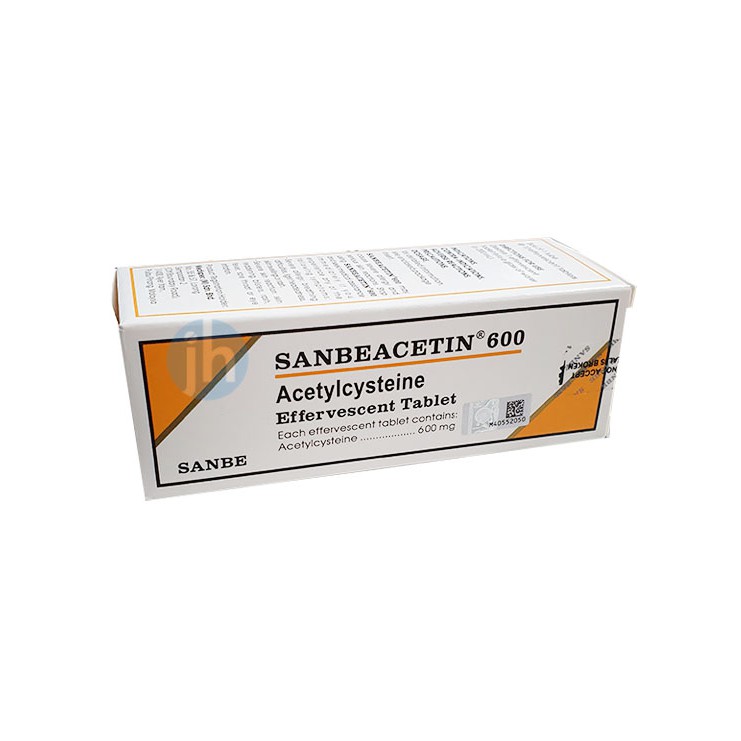 Sanbeacetin 600mg Effervescent Tablet 10's Sanbe Acetin [EXP AUG 2024 ...