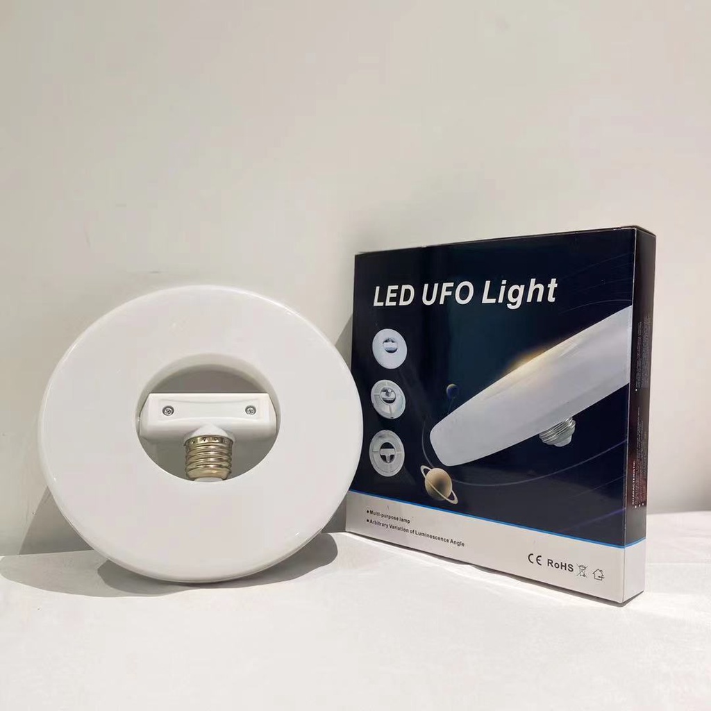 Super bright energy-saving UFO circular led light bulb 40W | Shopee ...