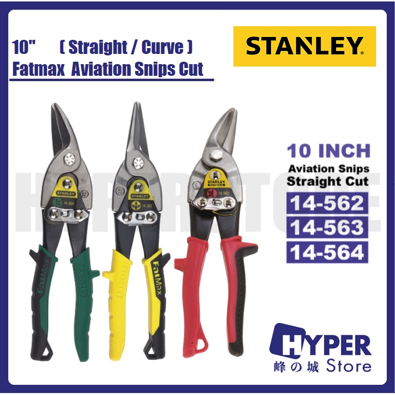 STANLEY Fatmax 10" Aviation Snips Cut / Potongan Penerbangan ( Straight ...