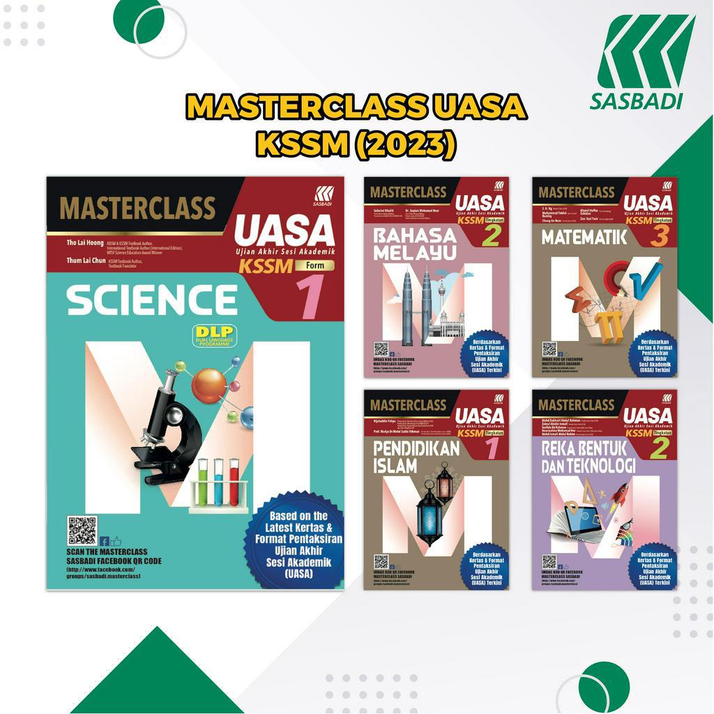 [SASBADI] MASTERCLASS UASA KSSM TING. 1,2,3 (2023) | Shopee Malaysia