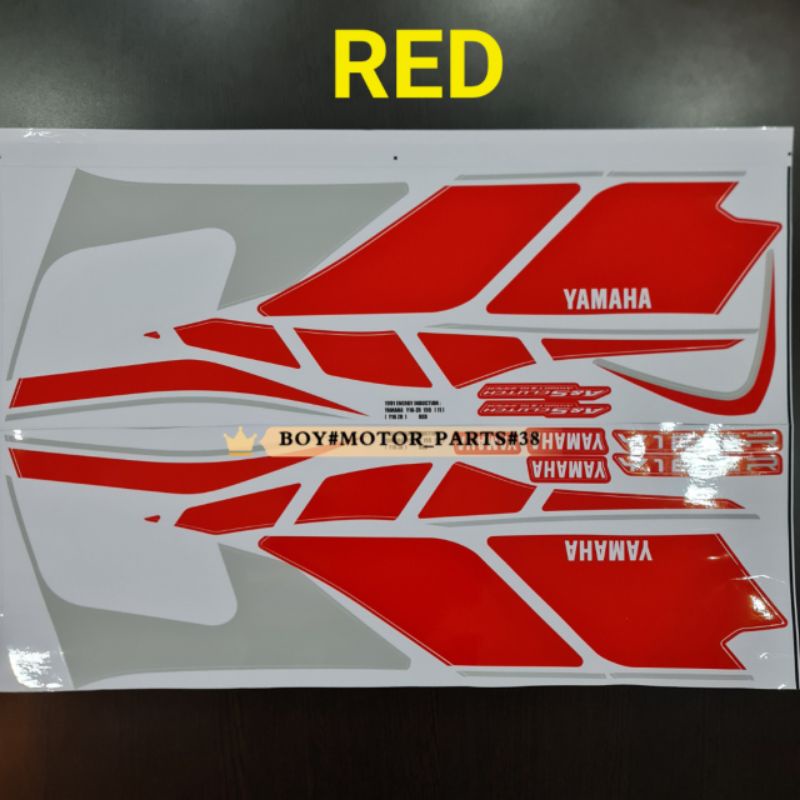 YAMAHA Y16ZR 1991 ENERGY INDUCTION SPECIAL EDITION BODY STICKER ( READY ...