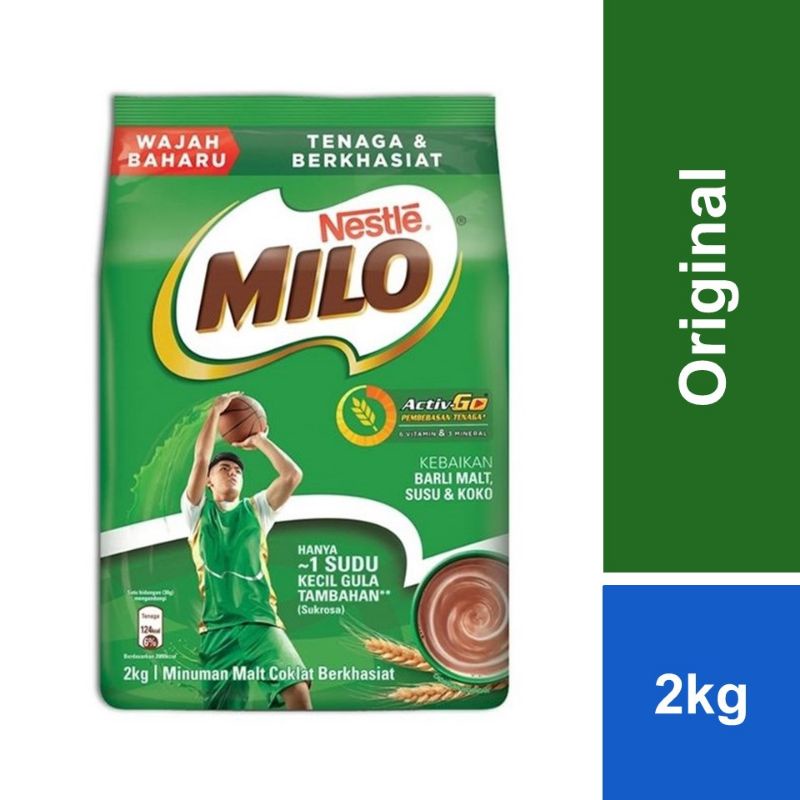 🔥PROMOTION AKHIR TAHUN 2021🔥Nestle Milo 2kg Activ-Go Chocolate Malt ...