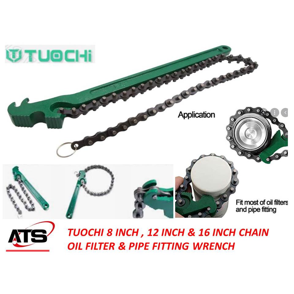 Oil Filter Chain Wrench 8 INCH , 12 INCH & 16 INCH OIL FILTER WRENCH ...
