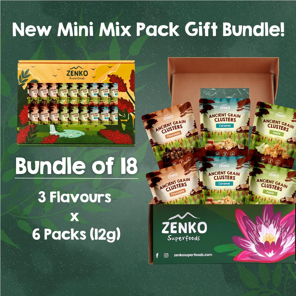 ZENKO Superfoods Mini Clusters Bundle Halal (18 Packs) | Shopee Malaysia