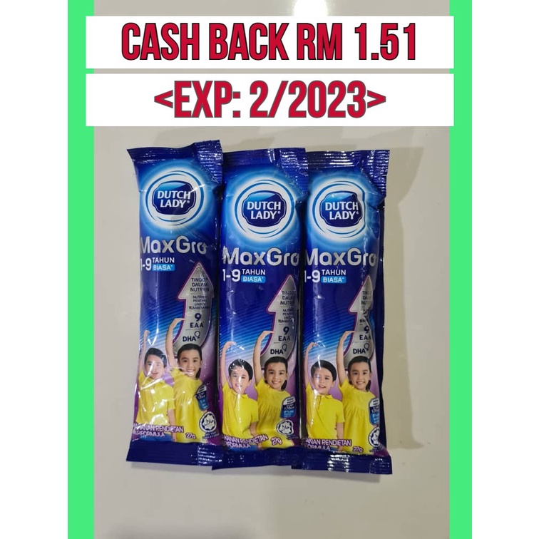 (Exp 02/2023) [Cashback RM 1.51] DUTCH LADY Max gro complete nutrition ...