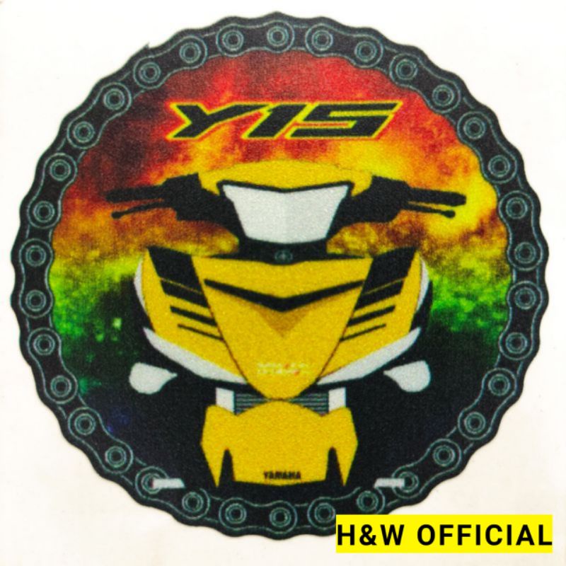 Yamaha Y15 Ysuku Y Y15 Group Team Sticker Reflective Sticker Pantulan ...