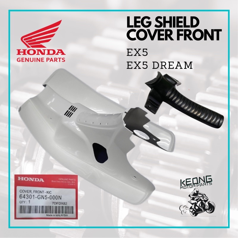 HONDA EX5 /DREAM KEPAK PUTIH 100% BOONORIGINAL EX5 FRONT COVER KEPOK ...
