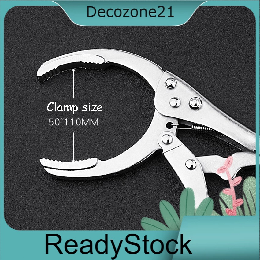 10" Oil Filter Locking Plier Playar Tukar Penapis Minyak Hitam Engine ...