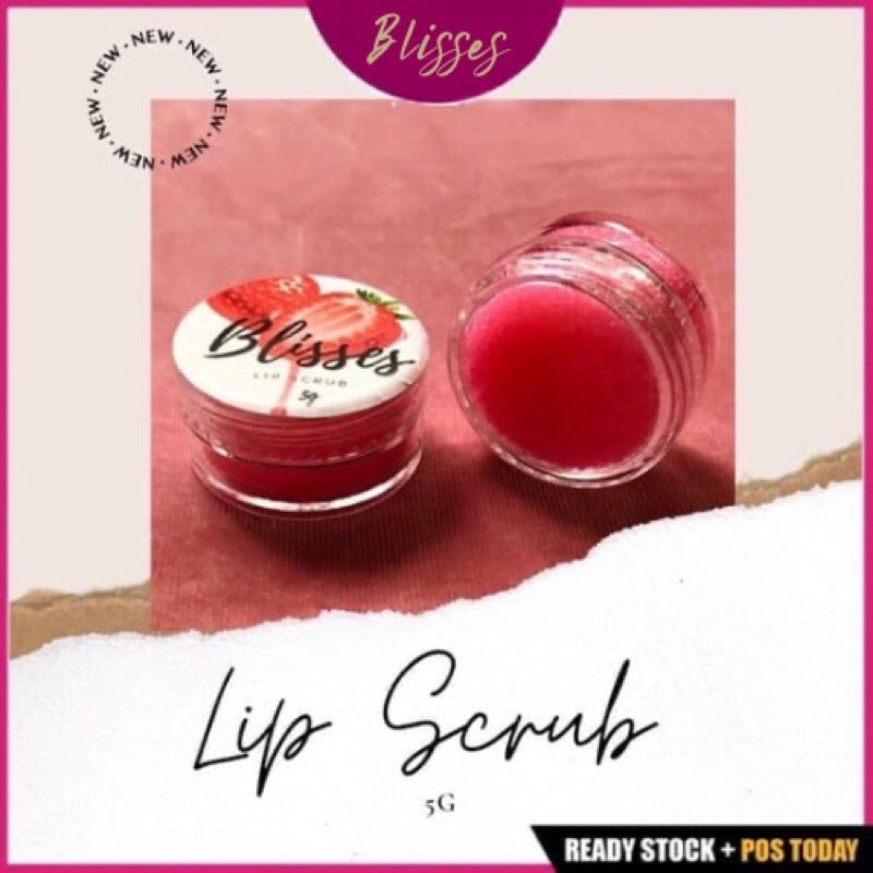 Lips Scrub Scrub Bibir hitam Lips Scrub bibir Organic Lips Care Beauty ...