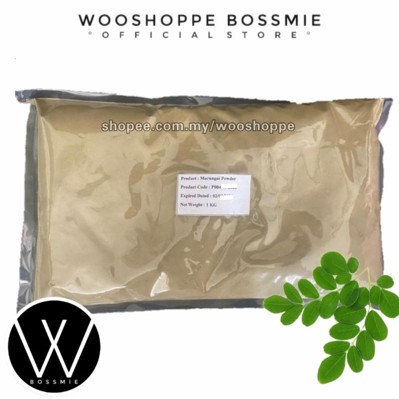 𝙒𝙊𝙊𝙎𝙃𝙊𝙋𝙋𝙀 1KG DAUN KELOR / MORINGA / MURUNGAI LEAF POWDER (MORINGA ...