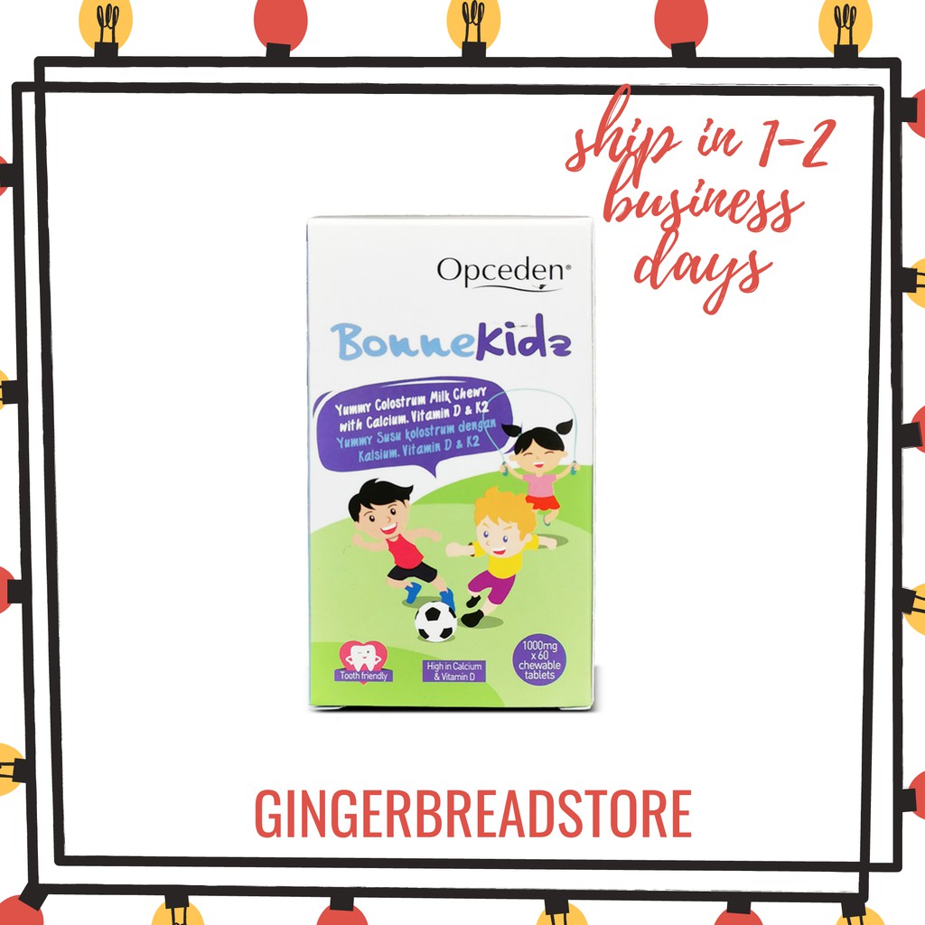 [Ready Stock] Opceden Kidz Bonnekidz (1box/60s) - High in Calcium ...