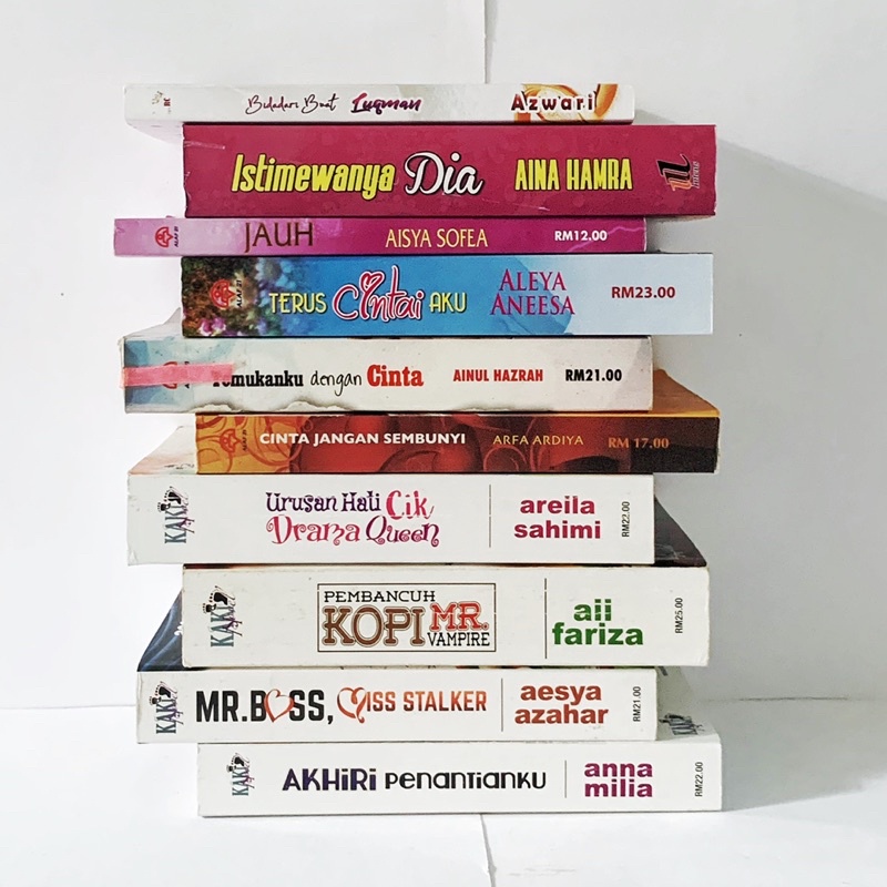 Preloved Novel Azwari, Aina IstimewanyaDia, AisyaSofea, AleyaAneesa ...