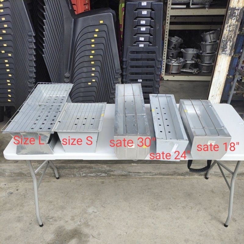 Charcoal BBQ Stove / Barbecue Stove Grill / Dapur Bakar Ikan / Dapur ...