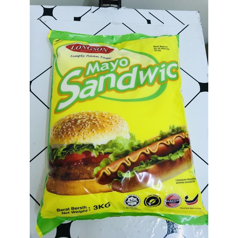 Longson Mayo Sandwich 3Kg | Shopee Malaysia