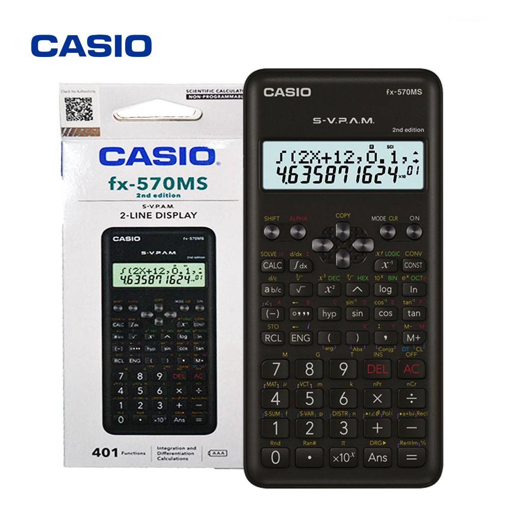 Casio fx-570MS 2nd Edition Scientific Calculator (Original Ready Stock ...