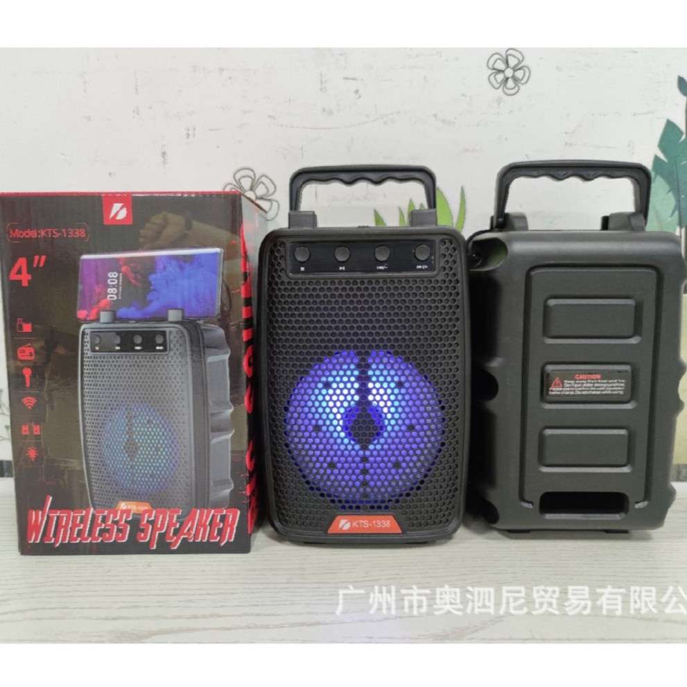 [KTS-1338] Wireless Portable Bluetooth Speaker With Led Light [Support ...