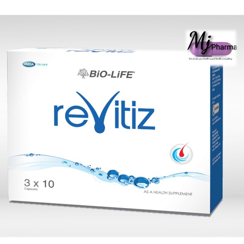 BIO-LIFE reVitiz 3x10 Capsules Vitamin Rambut / Hair Vitamin | Shopee ...