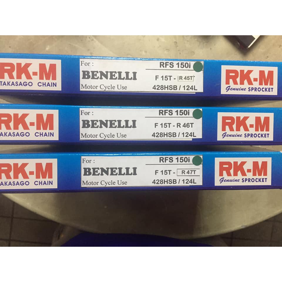 BENELLI RFS150 SPROCKET SET | Shopee Malaysia