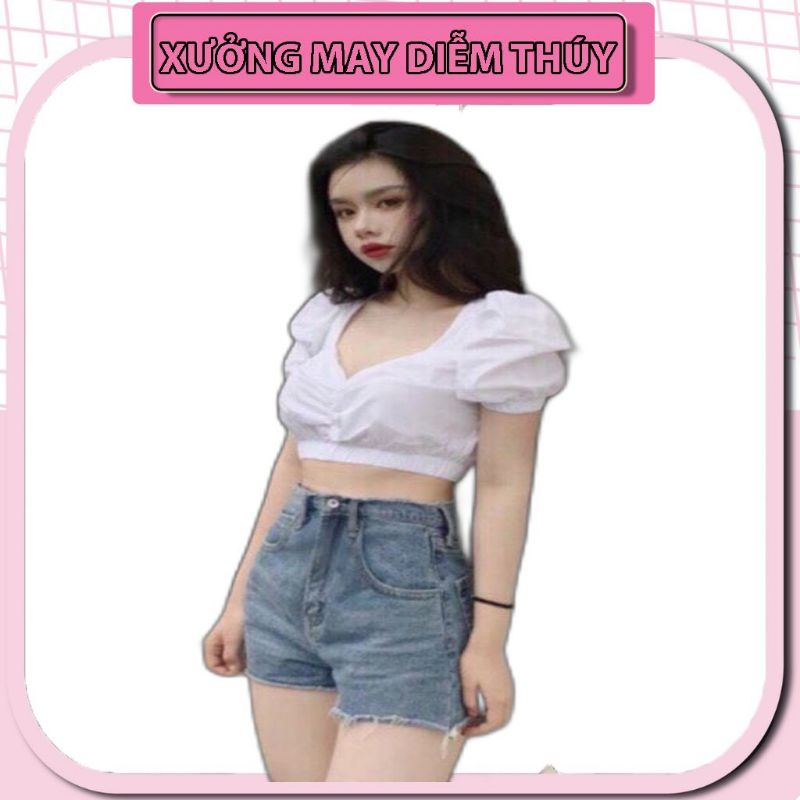 Sexy Open Belly Chiffon Crop Top AO11 | Shopee Malaysia