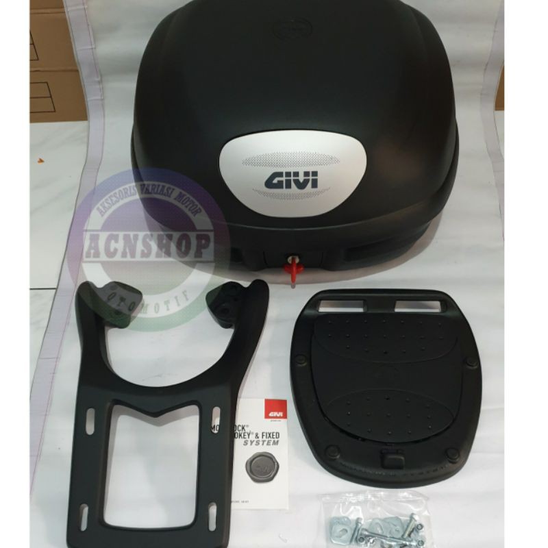 Givi E33 NX BOX Package and BEAT KARBU / BEAT FI BOX BREKET | Shopee Malaysia