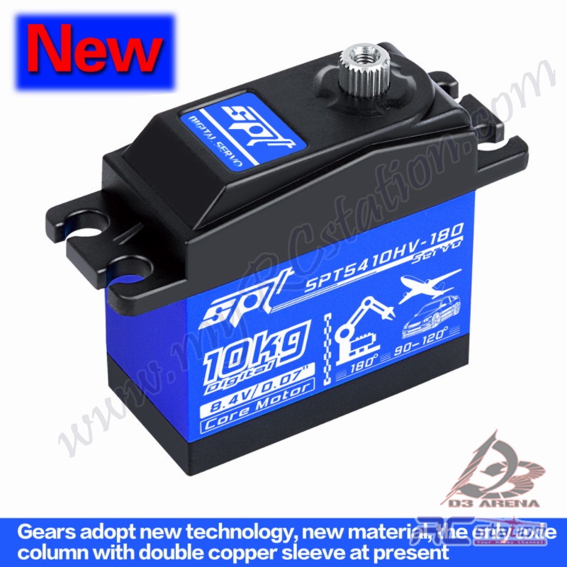 Servo SPT 5410LV 10kg 0.07Sec High Speed High Voltage Metal Gear ...