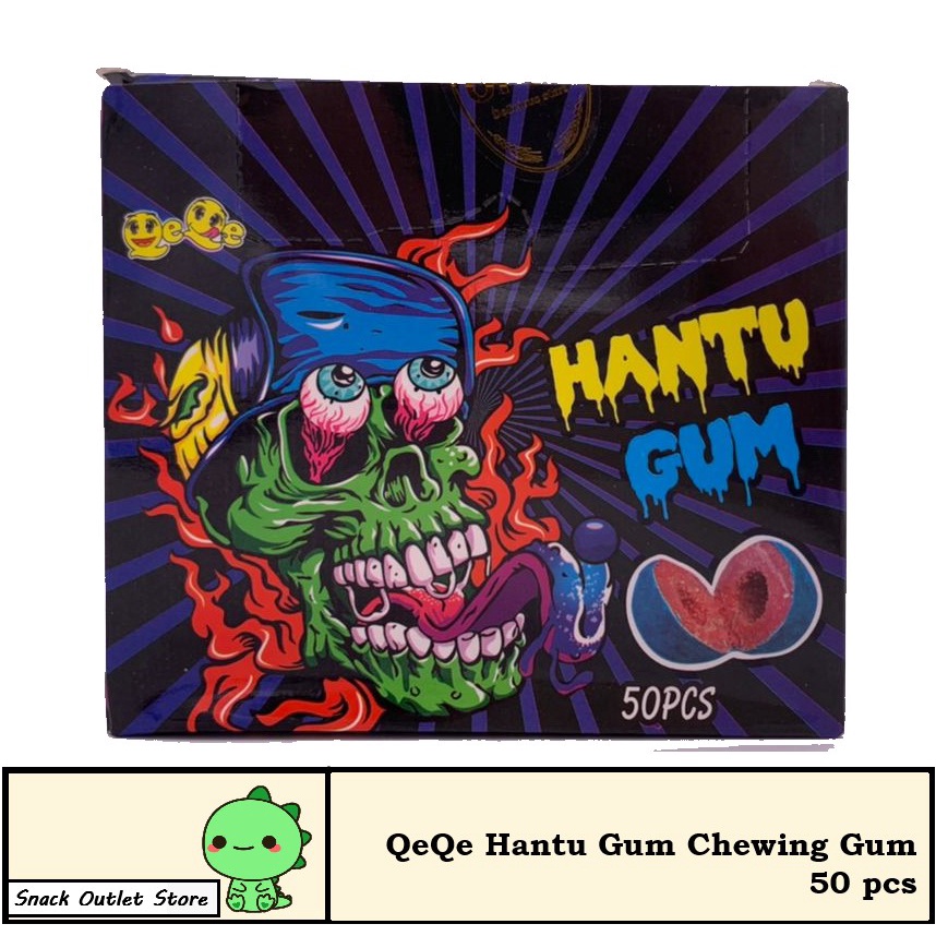 [Ready Stock] (Halal) QeQe Hantu Gum Chewing Gum Bubble Gum | Shopee ...