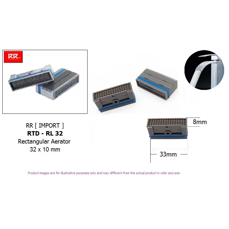 RTD - RL 32 Rectangular Aerator | Miscellaneous Parts | Shopee Malaysia