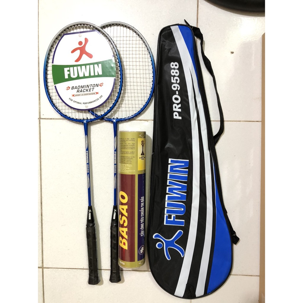 Fuwin Badminton Racket Combo + Three-Star Badminton Box + Racket Bag ...