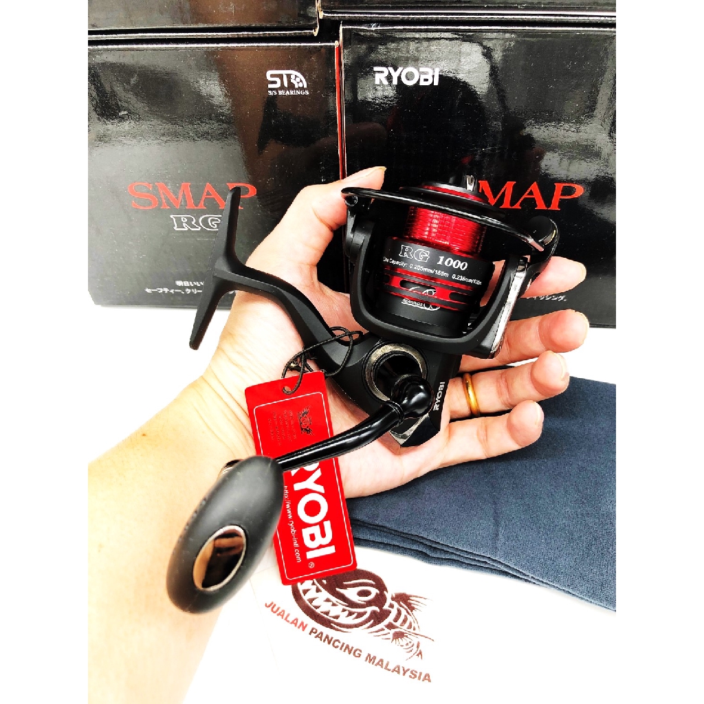 RYOBI SMAP WATERPROOF FISHING SPINNING REEL .Import | Shopee Malaysia