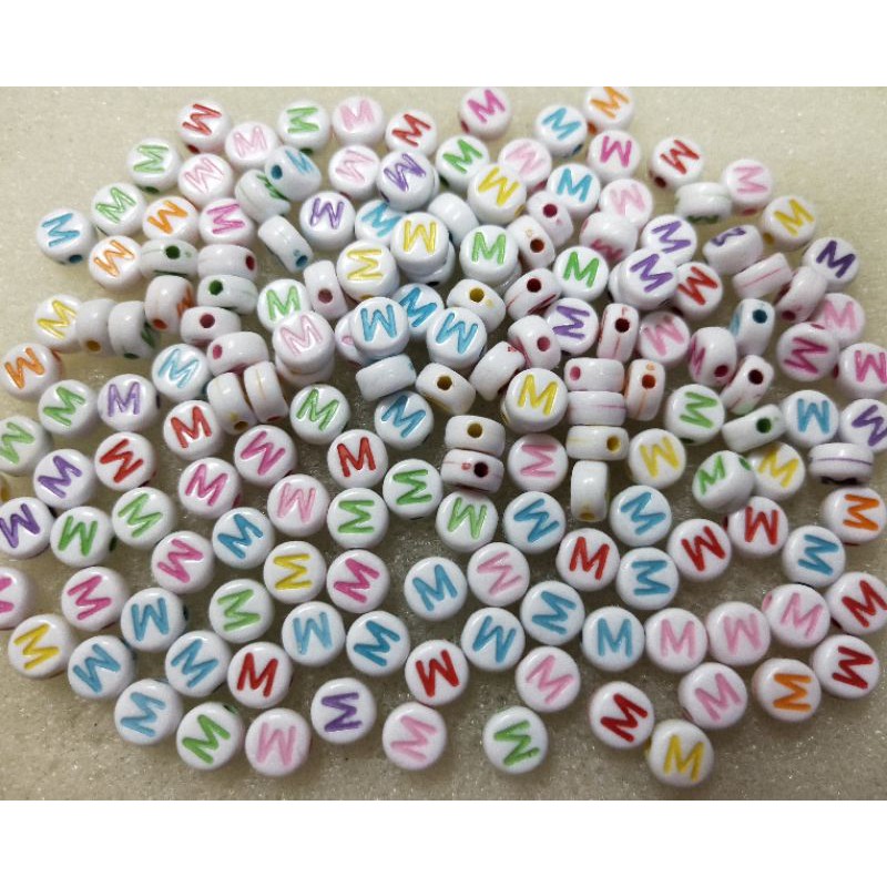 Alphabet Beads Bulat 'M' | Shopee Malaysia