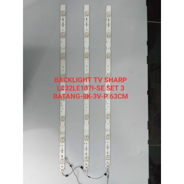 Backlight TV SHARP LC32LE107I 3 BTG 8K 3V P 63CM | Shopee Malaysia