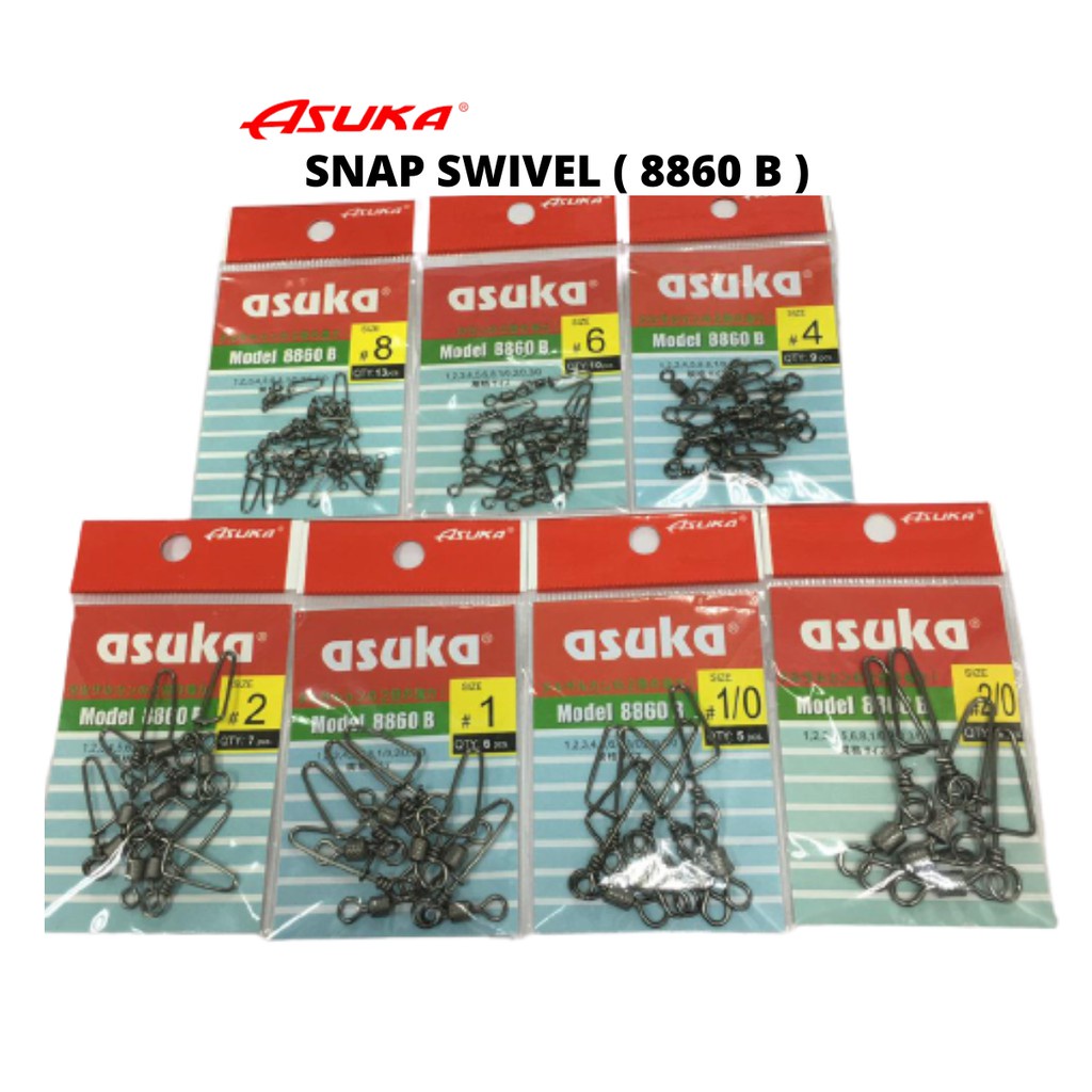 (JOM PANCING) Asuka Snap Swivel SW 8860B | Shopee Malaysia