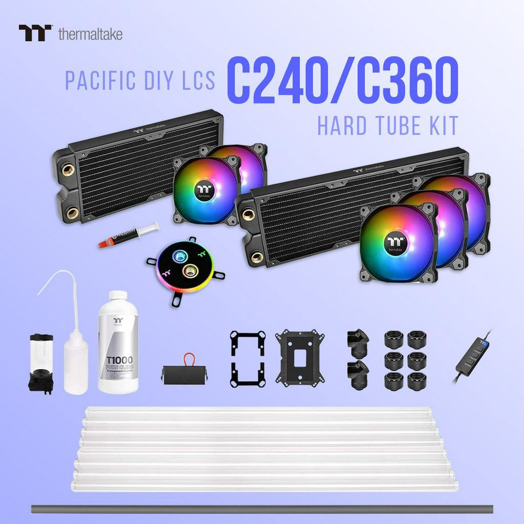 # Thermaltake Pacific [C240/C360] DDC Hard Tube Water Cooling Kit ...