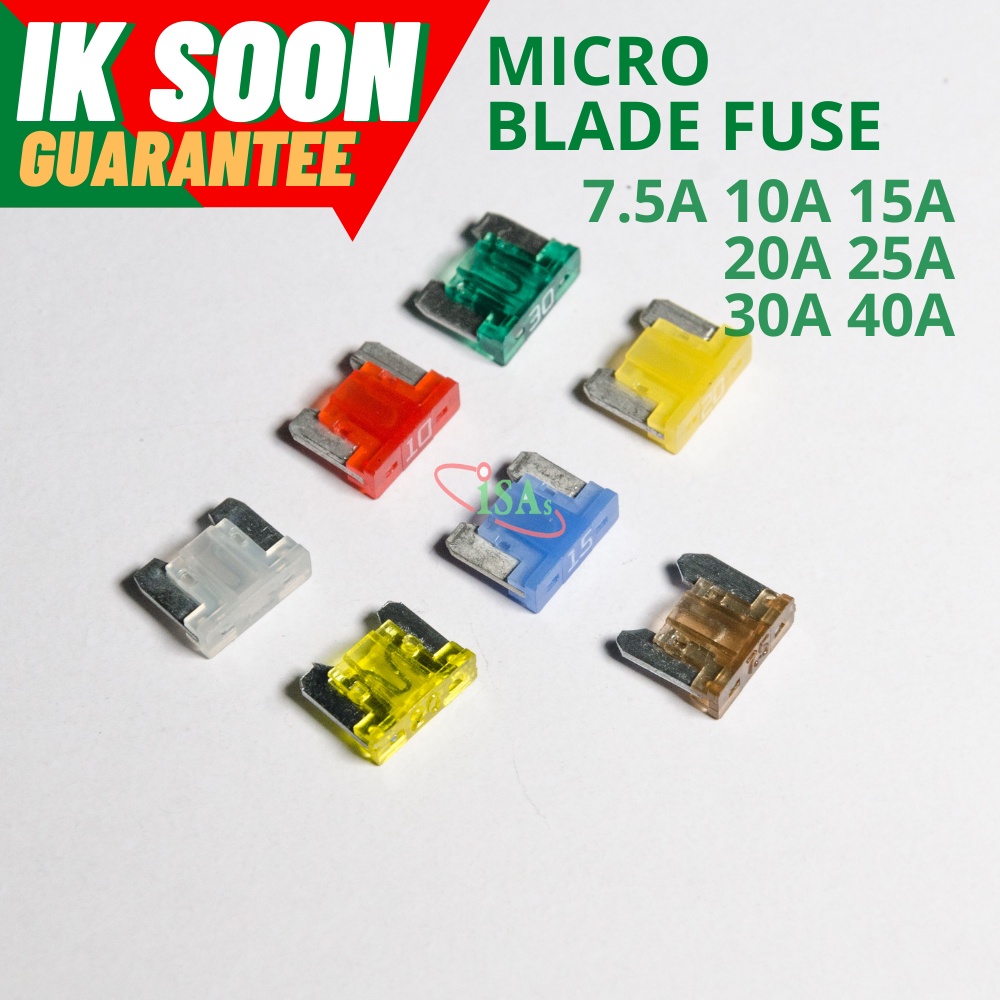 Micro Blade Fuse Automotive Fuse Male Type 7.5A 10A 15A 20A 25A 30A ...