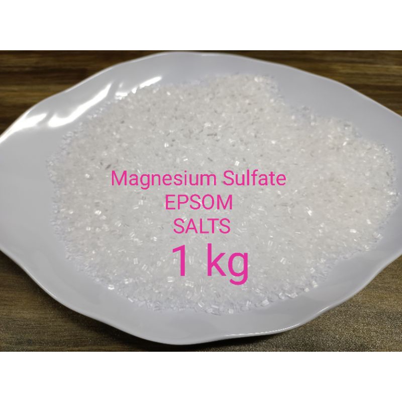 1kg Epsom Salt 🔥Magnesium Sulfate 🔥High Purity Water Soluble MGS🔥 ...