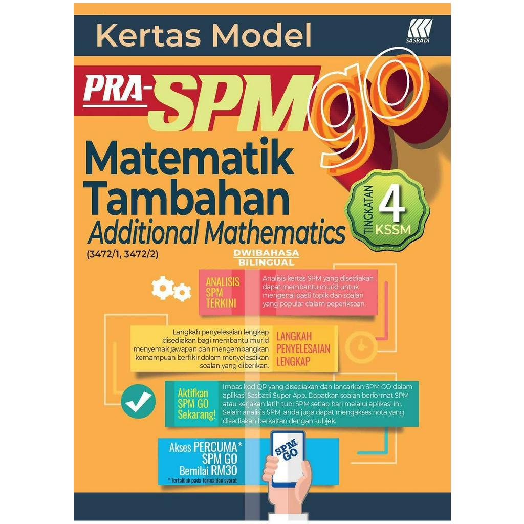 Buku Latihan Kertas Model Pra Spm Go Tingkatan 4 Edisi 2024 B