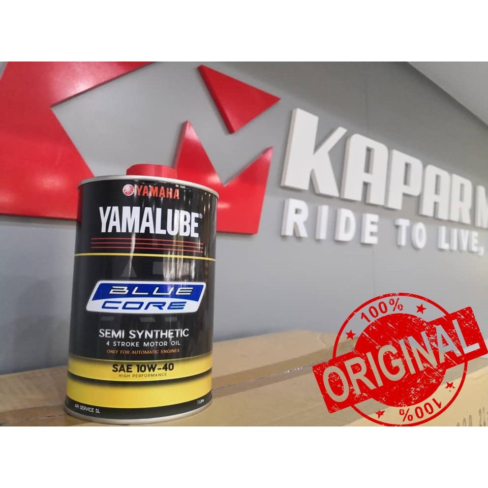 ORIGINAL YAMALUBE AT BLUECORE Blue core Semi Synthetic 10W-40 10W40 ...