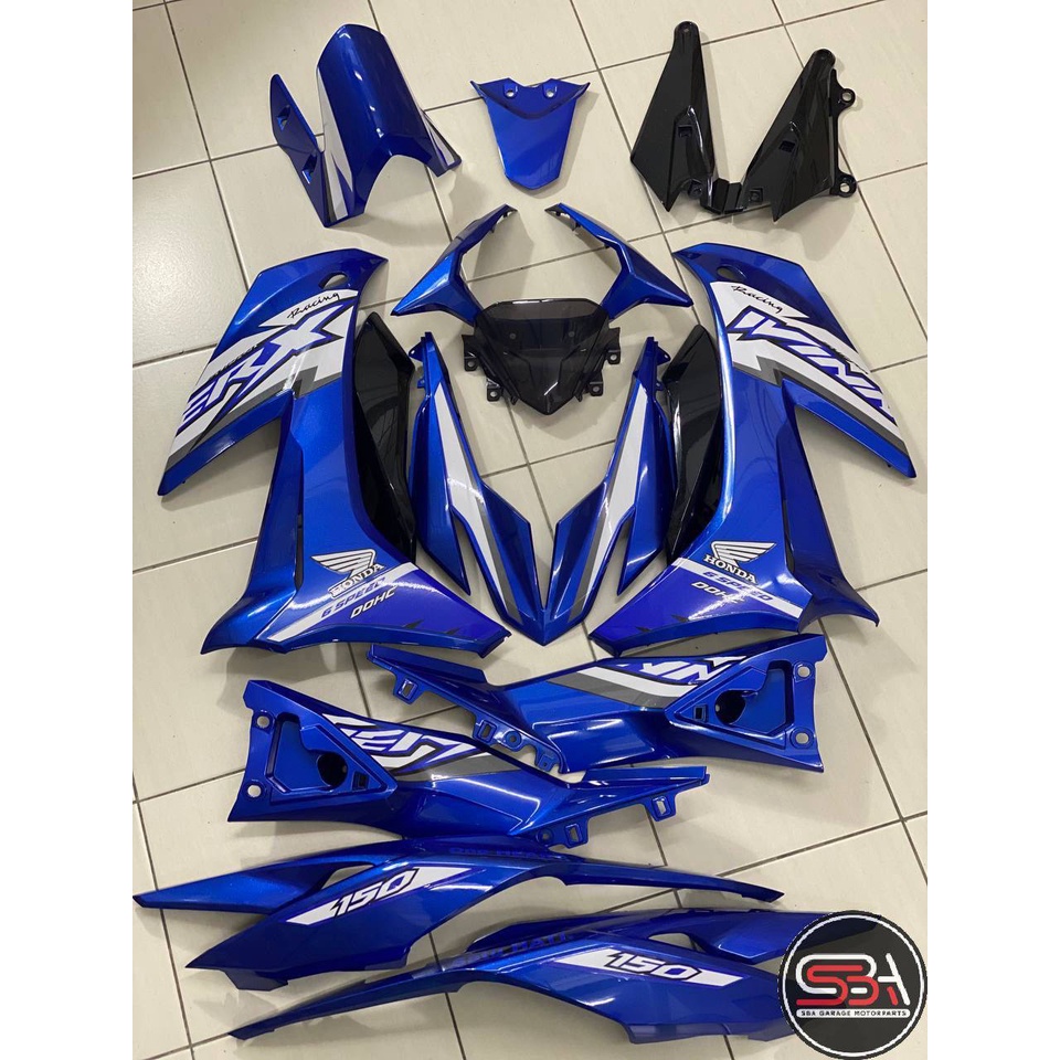 HONDA RSX RS-X 150 RSX150 COVERSET DOCTOR WINNER X BLUE 018 COLOR SIAP ...